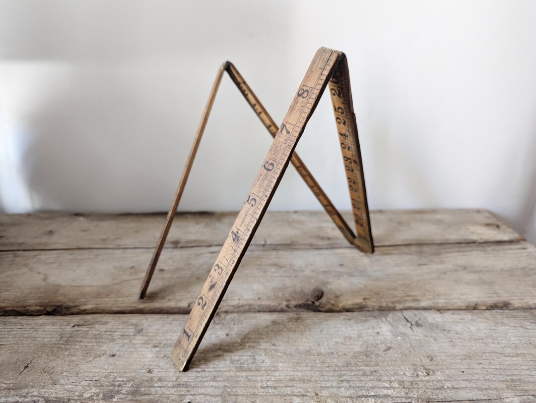 Vintage Boxwood Folding Ruler, Rabone Blindman's Rule No 1167, Antique ...