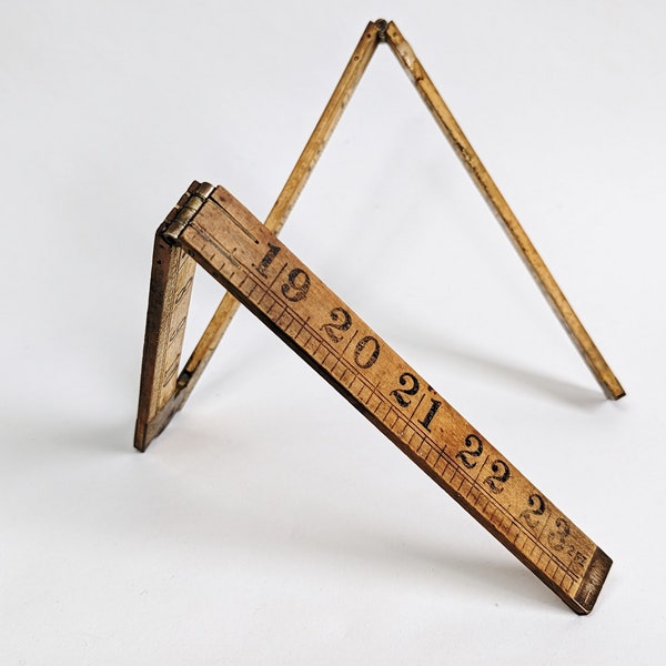 Antique Folding Rule - Etsy