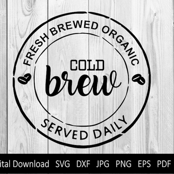 Cold Brew Coffee Signs - Etsy