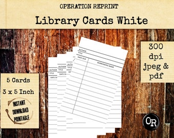 Library Junk Journal - Etsy