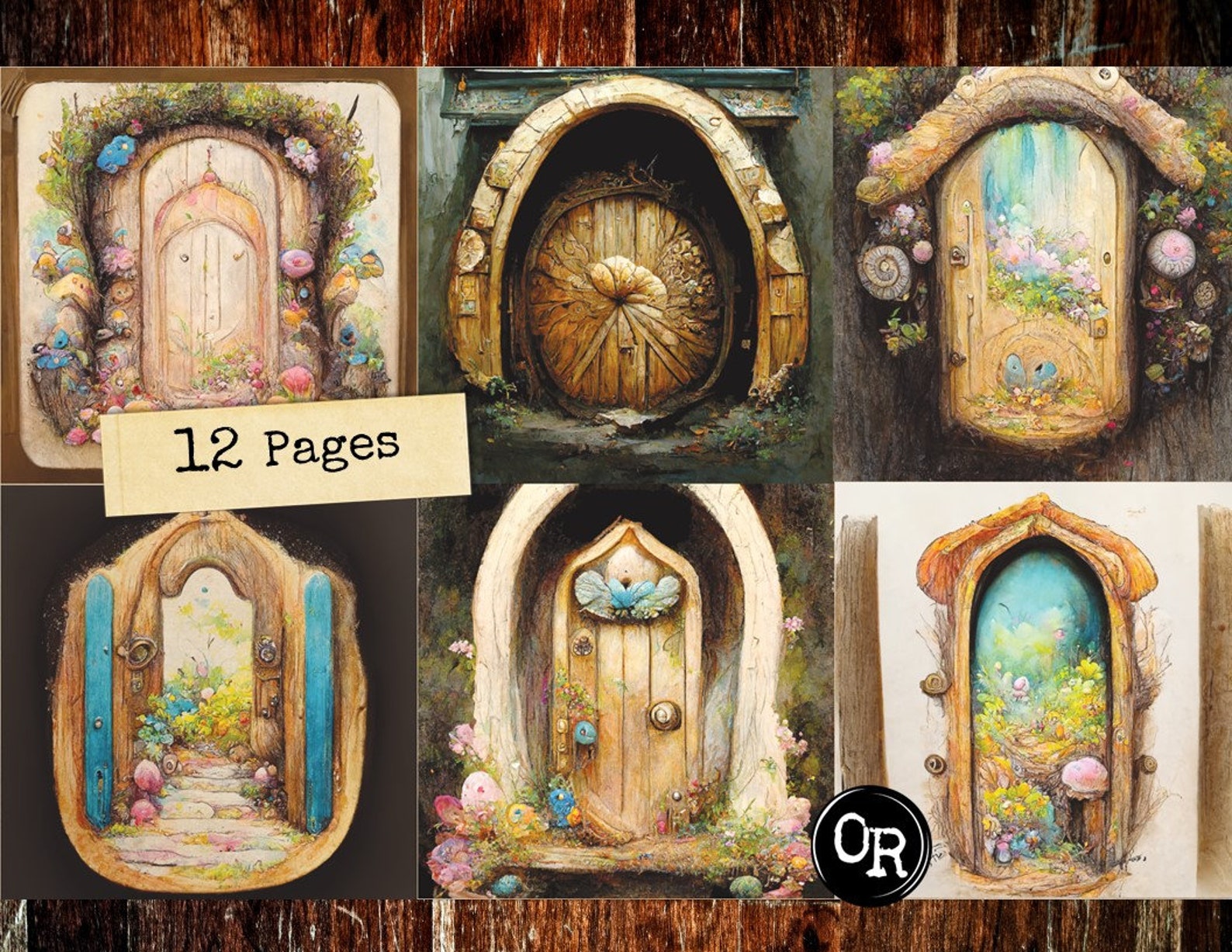 Fantasy Forest Fairy House Doors 74 Images ADD ON Junk - Etsy