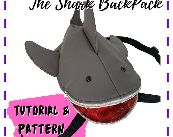 Cute Shark Crossbody Bag, Canvas Shoulder Bag, Kids Messenger Bag ...