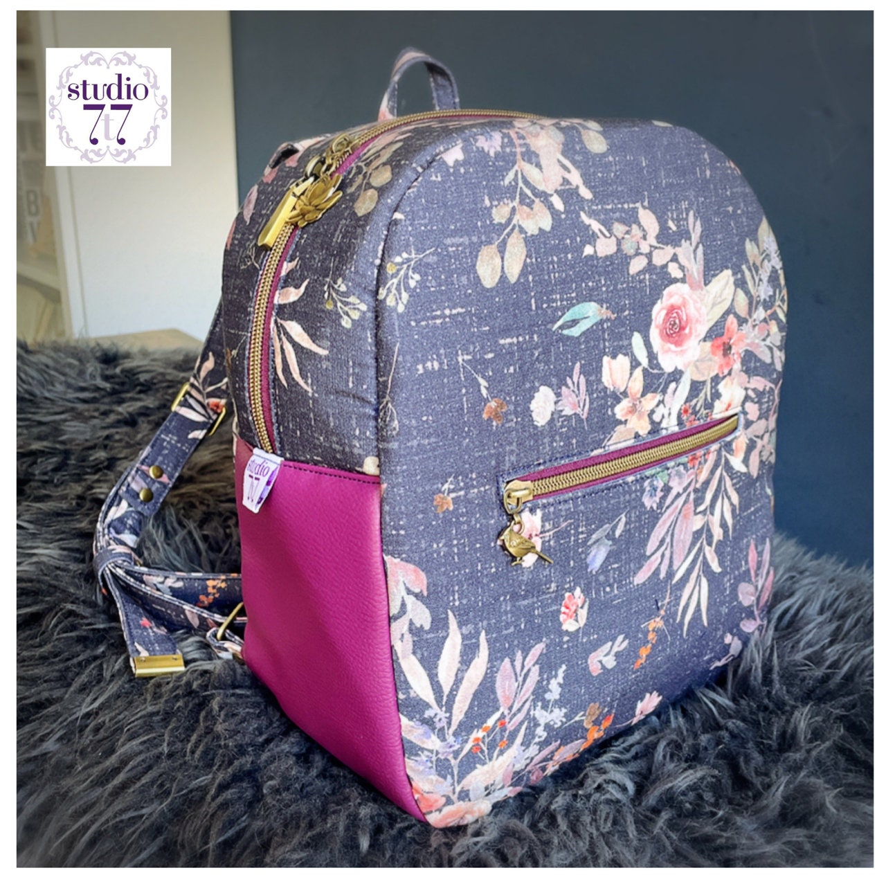 Backpack Sewing Pattern - Bag Sewing Pattern, No Binding PDF, Projector ...