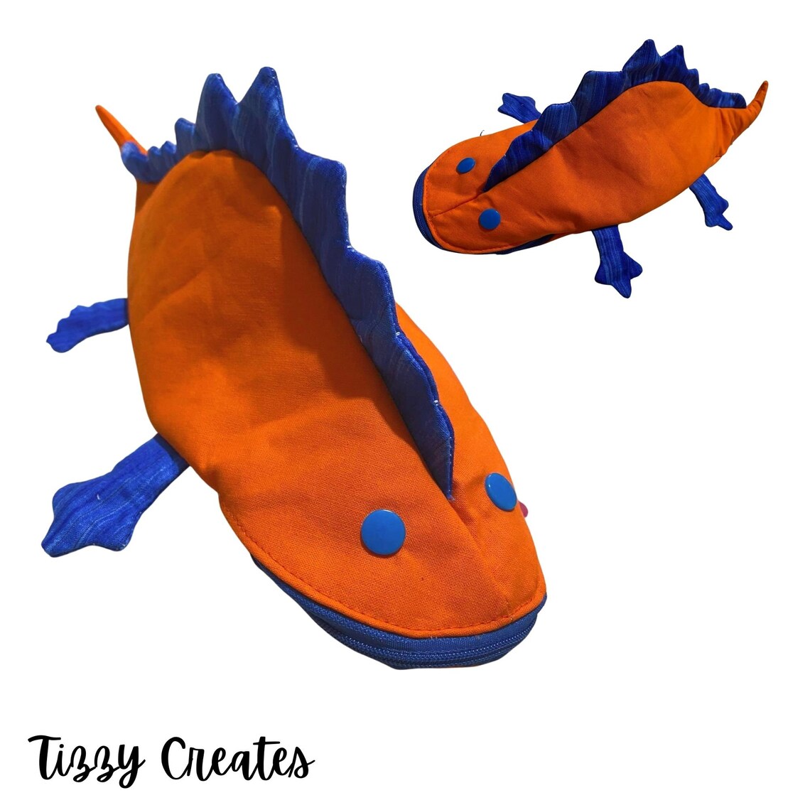 Dino Pencil Case Tutorial and Pattern | Etsy