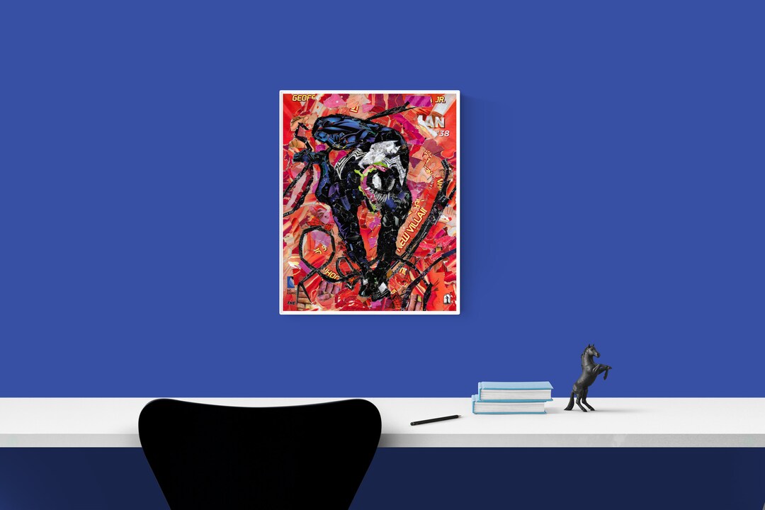 Venom Analog Comic Collage Print - Etsy