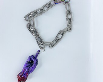 Purple Demon Chain - Etsy