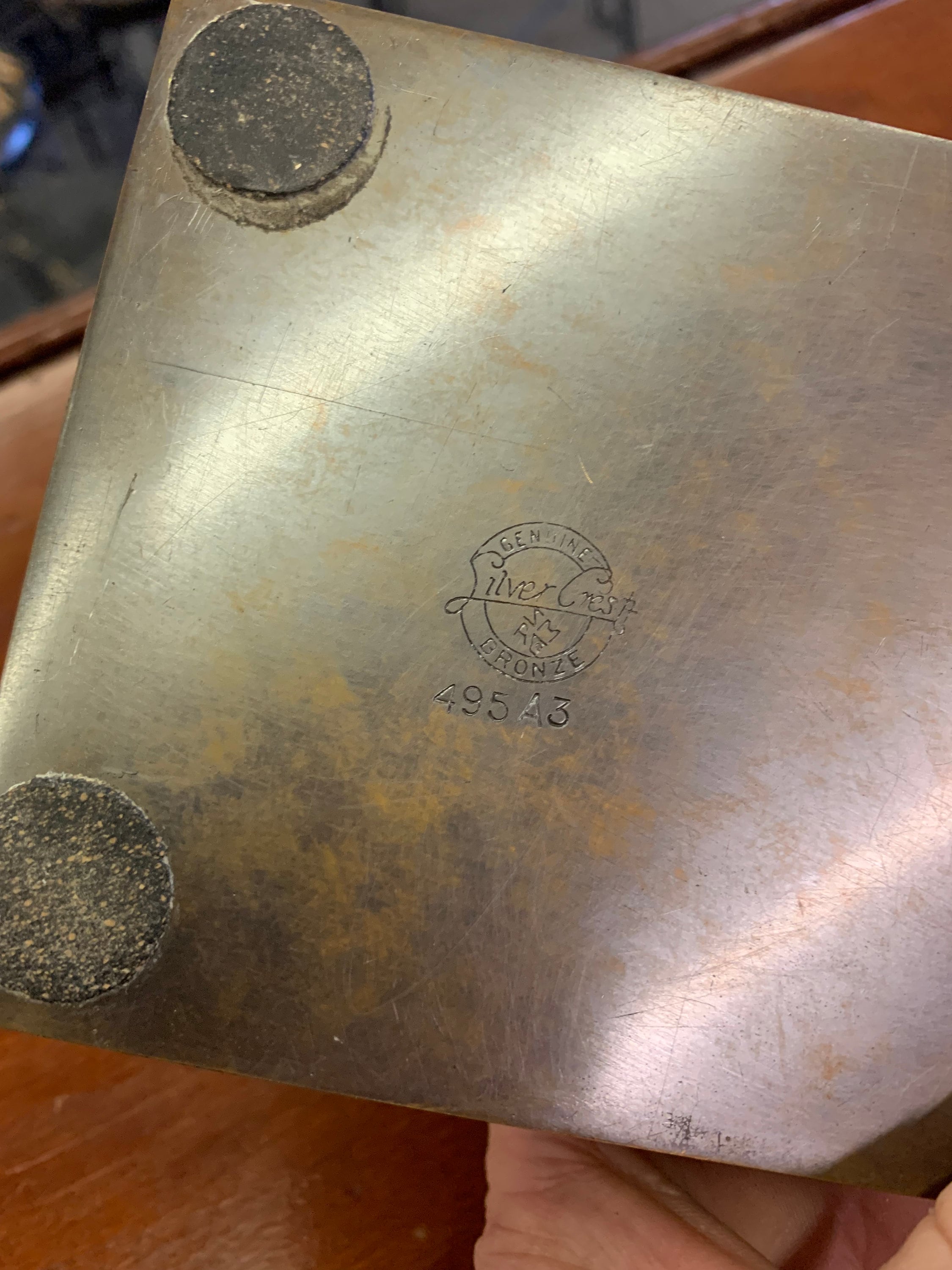 Silvercrest Bronze Smoking Box - Etsy