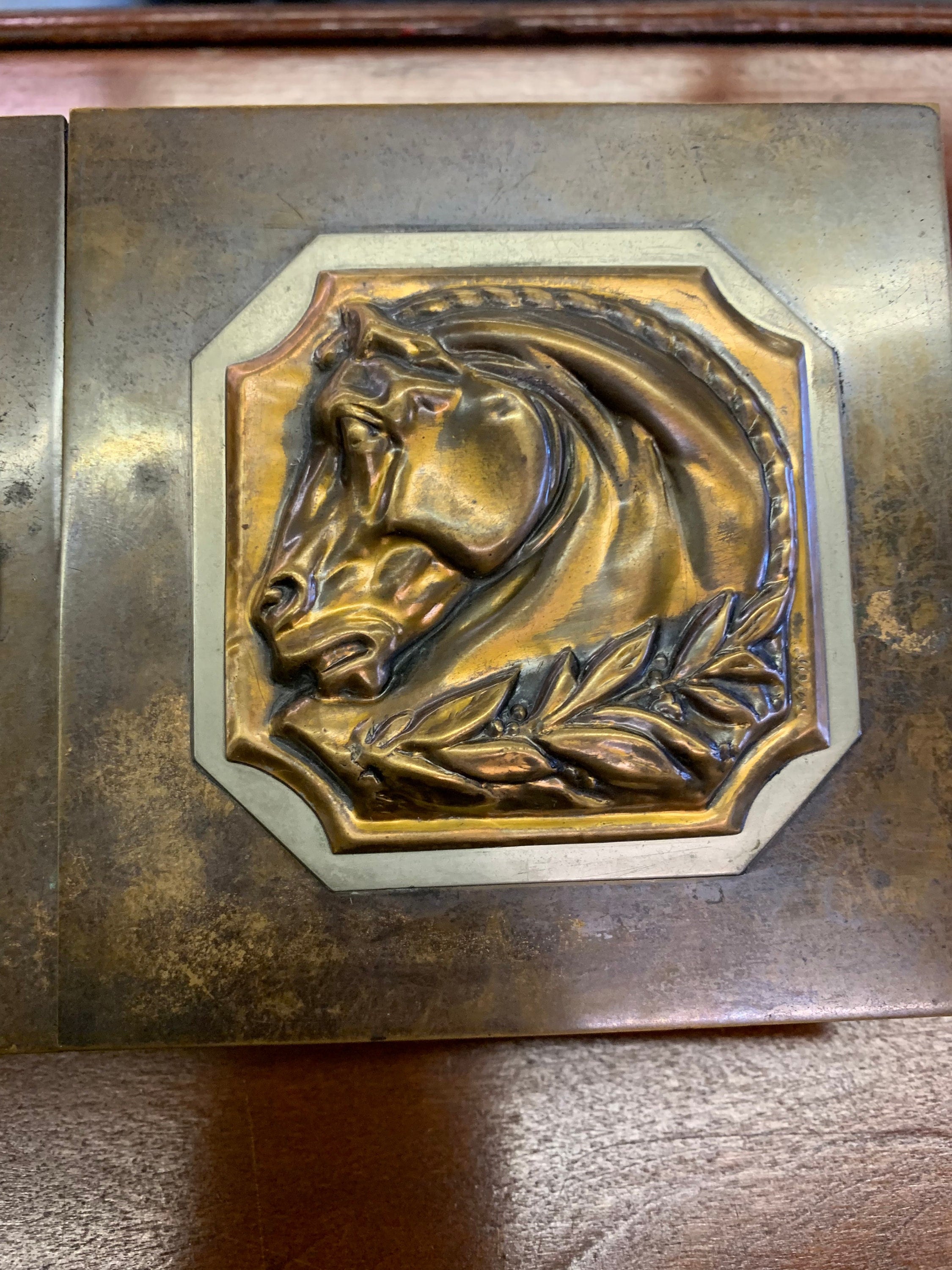 Silvercrest Bronze Smoking Box - Etsy