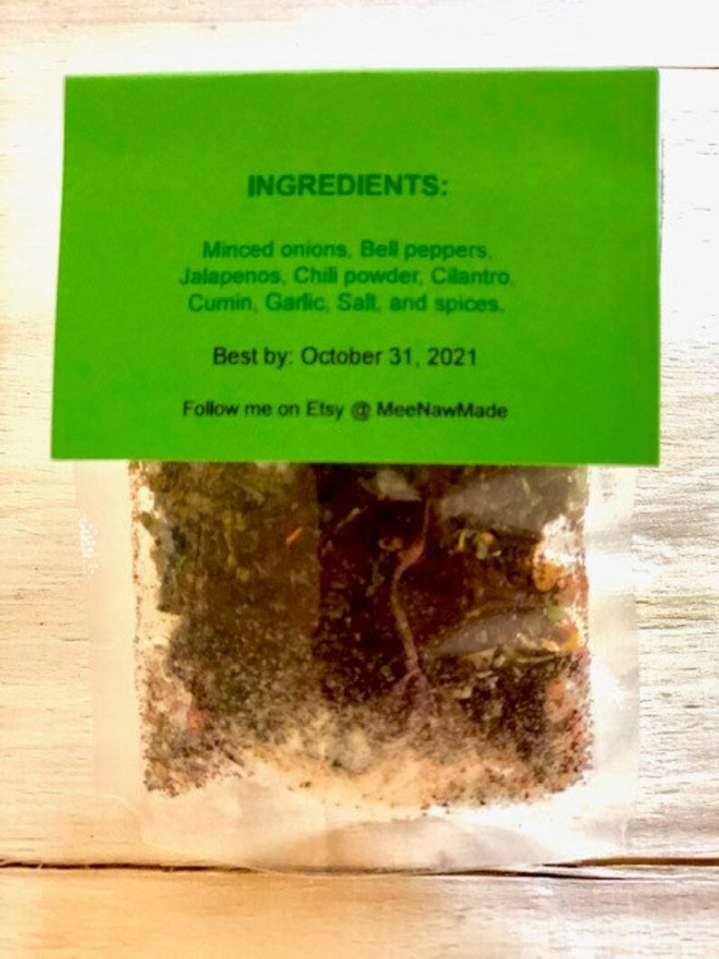 Gourmet Salsa Spice Mix Packets: Ranchero, Mild, Medium, Hot, Habanero ...