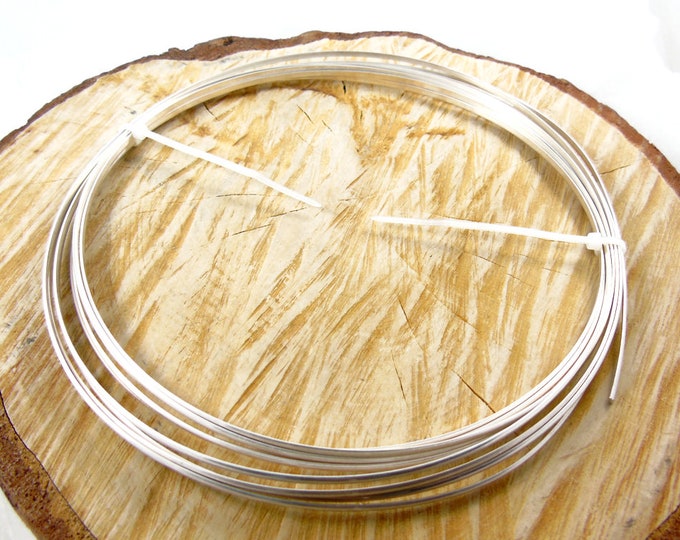 3mm X 1.25mm D Wire 1/2 Hard, Recycled Sterling Silver Wire, 1/4 Metre ...