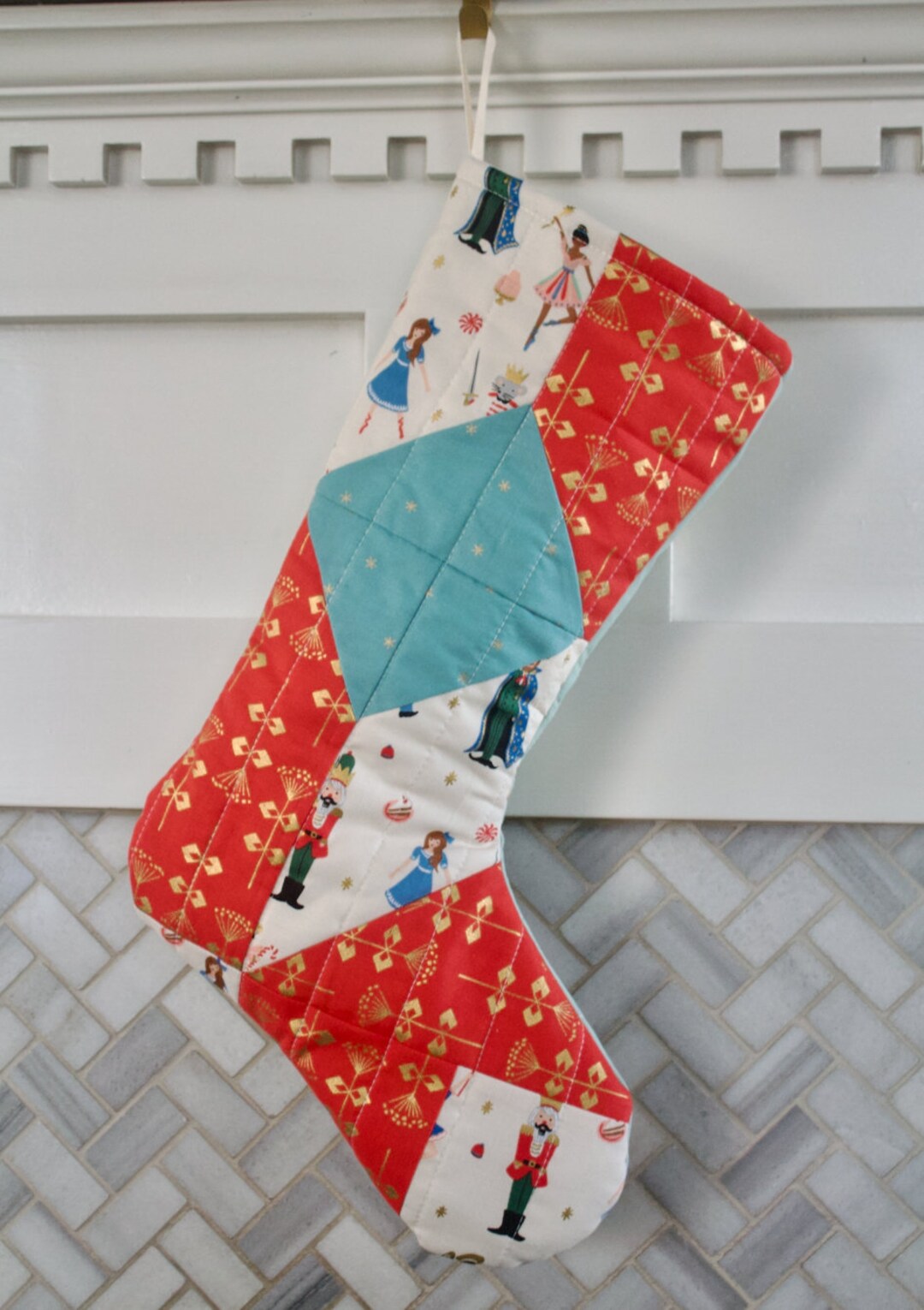Nutcrackers From Rifle Paper Company With Metallic Gold and Red - Etsy
