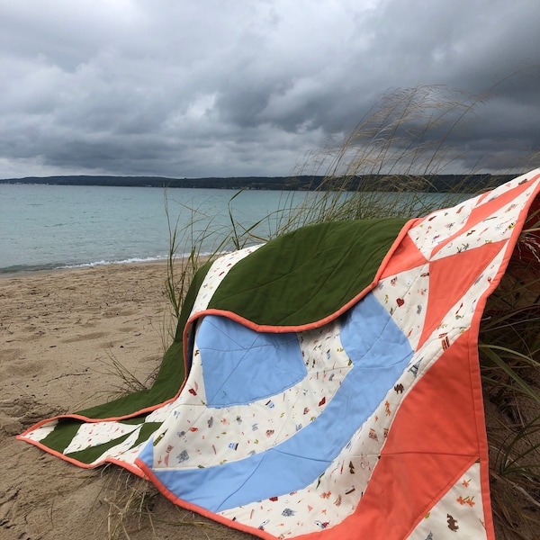 Travel Theme Blanket - Etsy