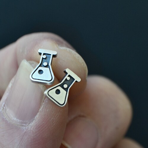 Nasa Stud Earrings Science Nasa Jewelry Outer Space | Etsy