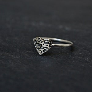 Circuit Board Heart Ring Computer Science Tech Programmer Jewelry Geek ...