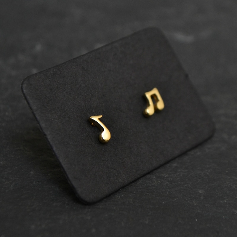 Music Note Earrings - Etsy