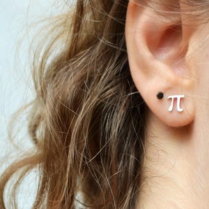 Pi Math Stud Earrings, Pi Science Jewelry, Geek Nerd Teacher Jewelry ...