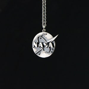 Nasa Necklace Science Astronomy Nasa Jewelry Geekery Nerdy Space Galaxy ...