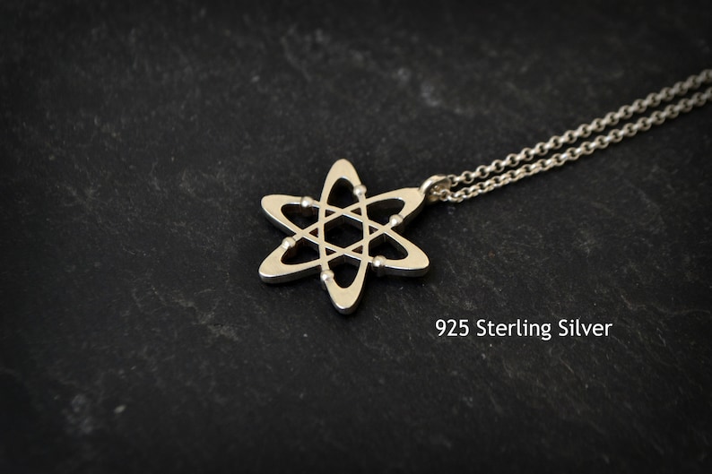 Science Atom Jewelry, Science Atom Necklace, Electron Physic Chemistry ...