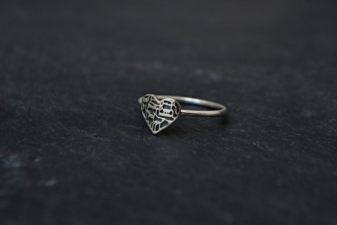 Circuit Board Heart Ring Computer Science Tech Programmer Jewelry Geek ...