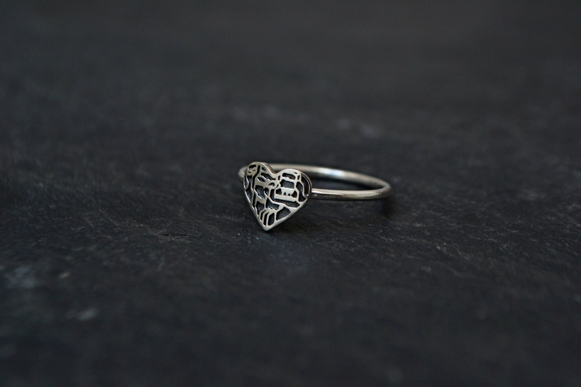 Circuit Board Heart Ring Computer Science Tech Programmer - Etsy