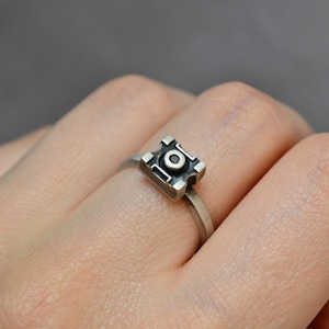 Futuristic Robot Ring 925 Sterling Silver Ring Steampunk Cyberpunk ...