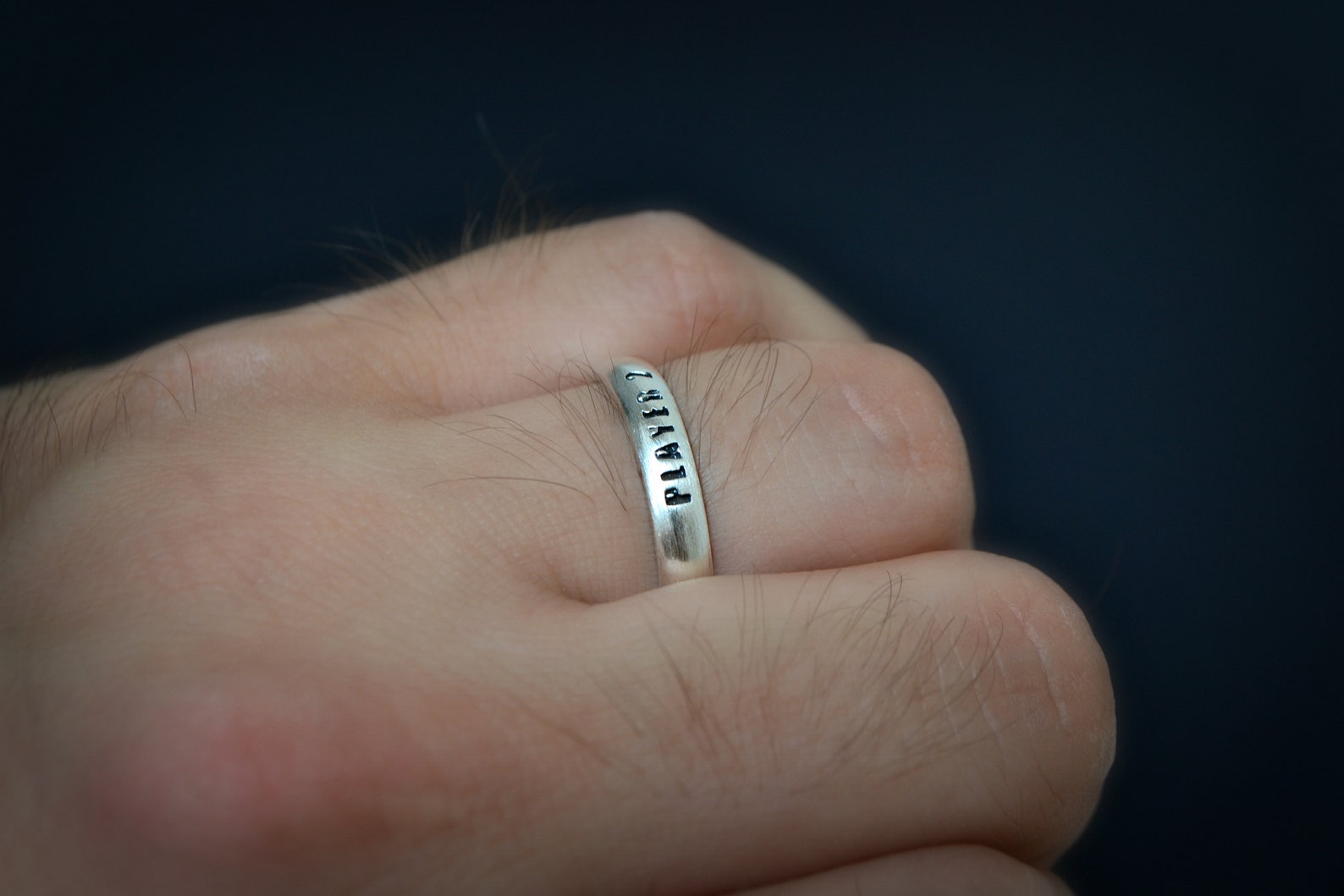 Couples Ring Set, Geek Nerd Wedding Engagement Band Ring, Alternative ...