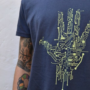 Computer Circuit Board T-shirt Men's Tech Nerd Geek T-shirt Silkscreen ...