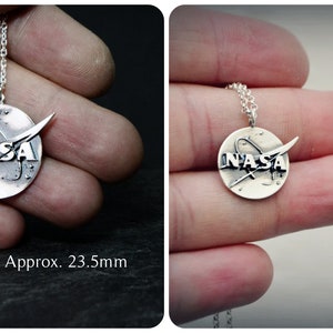 Nasa Necklace Science Astronomy Nasa Jewelry Geekery Nerdy Space Galaxy ...