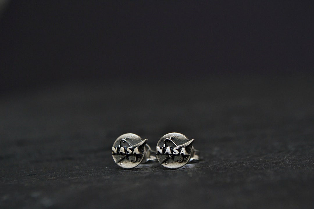 Nasa Stud Earrings Science Nasa Jewelry Outer Space - Etsy