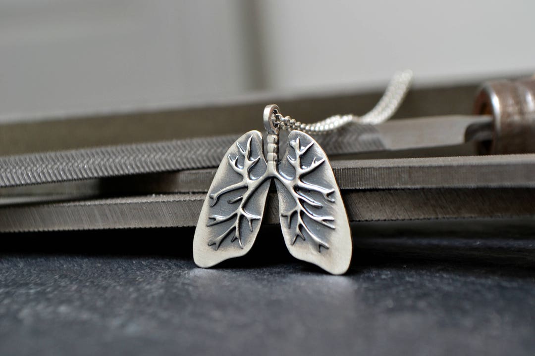Medical Science Jewelry, Lungs Anatomy Necklace Jewelry, Nurse Gift for ...