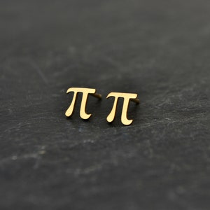 Pi Math Stud Earrings, Pi Science Jewelry, Geek Nerd Teacher Jewelry ...