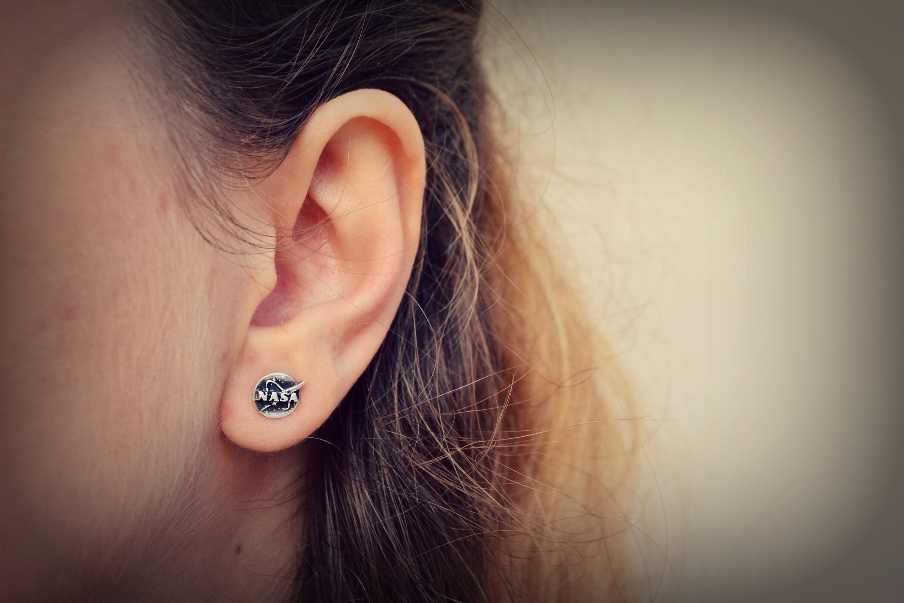 Nasa Stud Earrings Science Nasa Jewelry Outer Space | Etsy