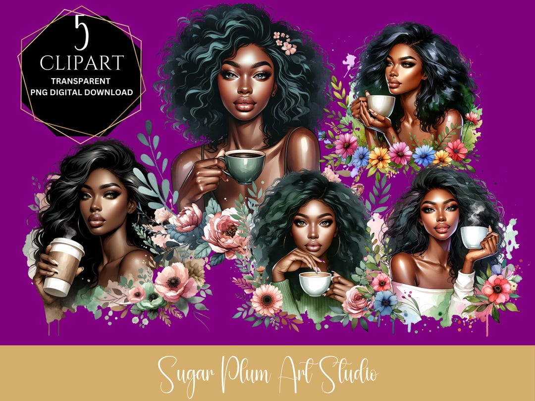 Chic and Unique Clip Art Bundle, Digital and Printable Art, Digital PNG ...