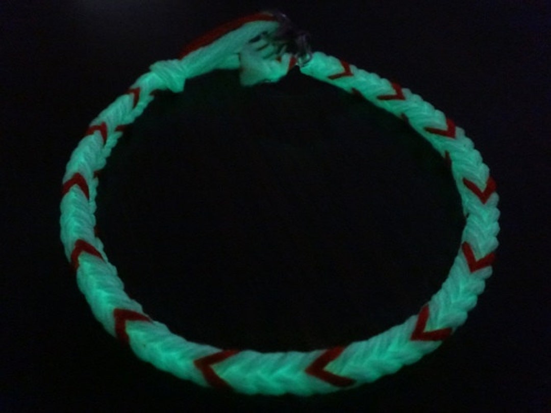 Glow in the Dark Handmade Friendship Bracelet Couple Bracelets Set of 2 ...