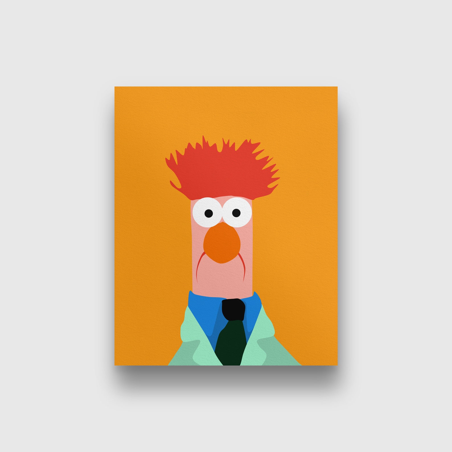 Beaker Muppet Poster - Etsy