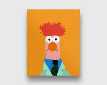 Beaker Muppet Poster - Etsy