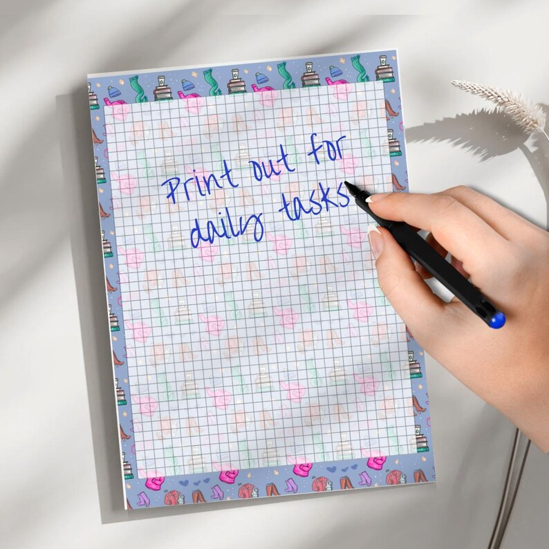 Printable Teacher Notepad: Cozy Note Pages (digital Download) - Etsy