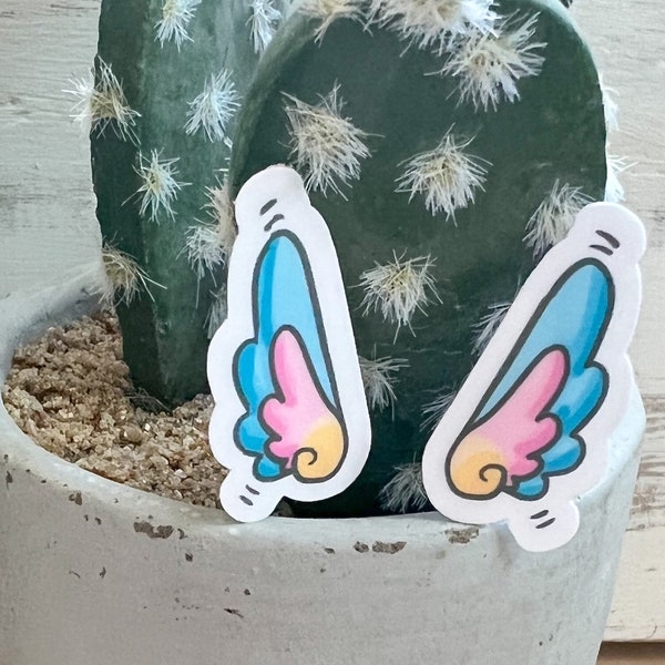 Mini Angel Wing Stickers - Etsy