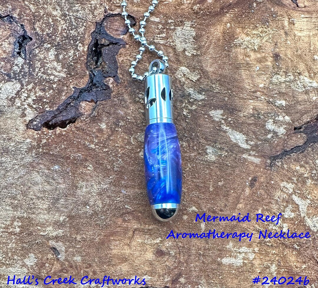 Mermaid Reef Aromatherapy Diffuser Necklace - Etsy
