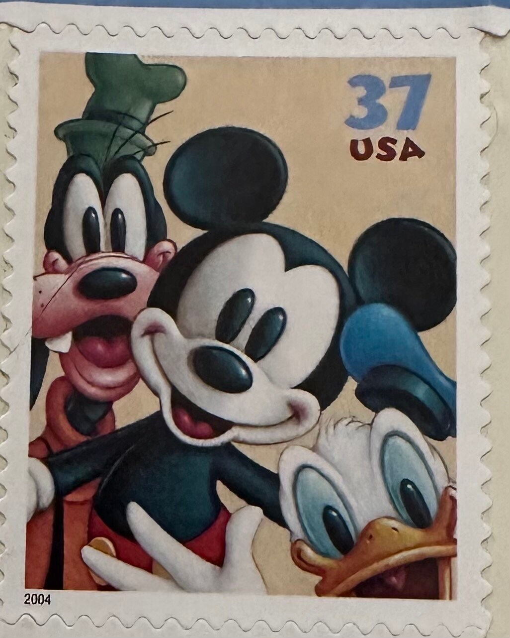 Handcrafted Disney Mickey & Friends USPS Stamp Chrome Virage Pen - Etsy