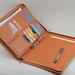 A4 Size Paper Writing Folio Case With Zipper Around Cover Notepad ...