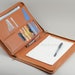 A4 Size Paper Writing Folio Case With Zipper Around Cover Notepad ...