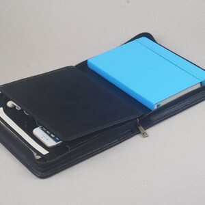 Leather iPad Mini Portfolio Case: A5 Notepad Organizer - Etsy