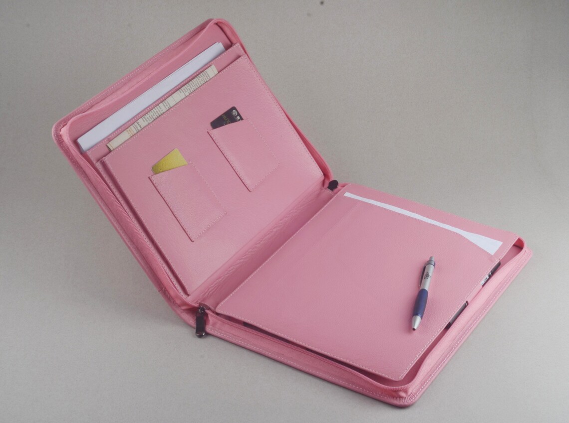 Surface Pro Pink Leather Briefcase With Keyboard Surface - Etsy