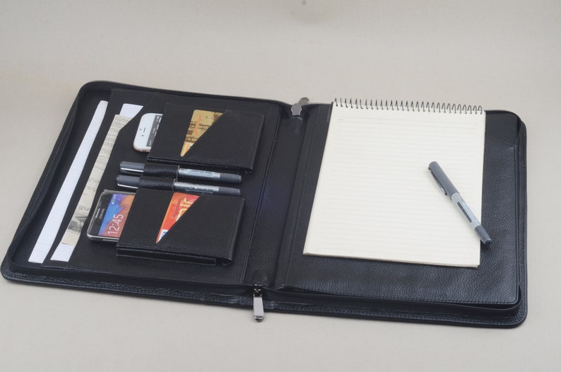 IPad Pro Leather Portfolio Case with A4 size Notepad | Etsy