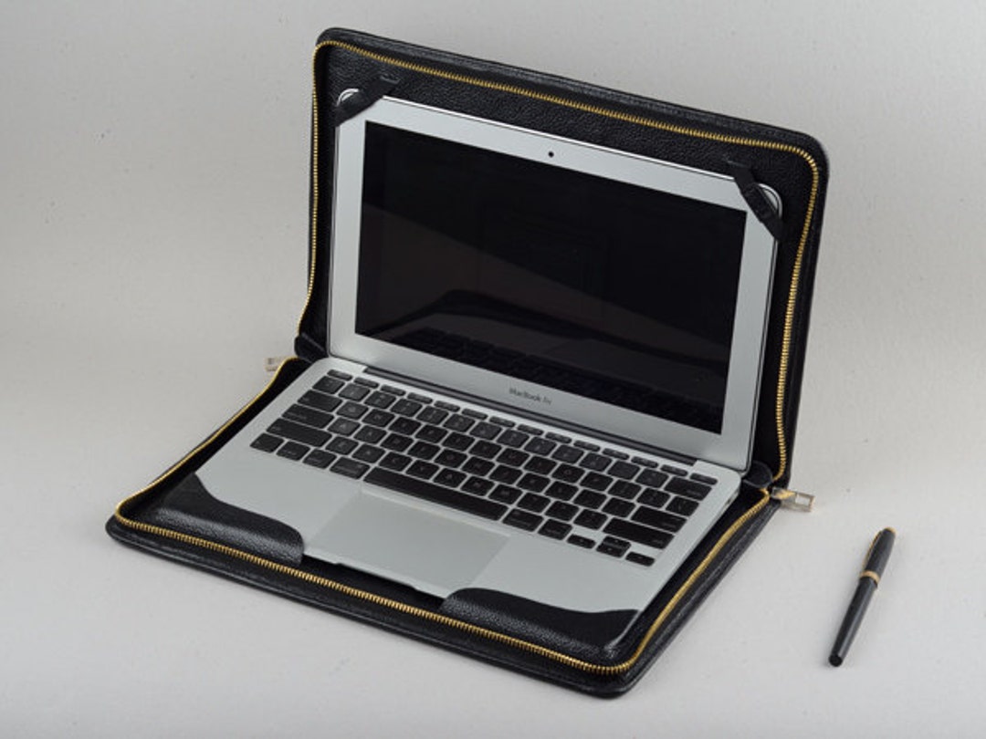 Apple MacBook Air 11 Leather Sleeve Zippered Protect Carrying - Etsy