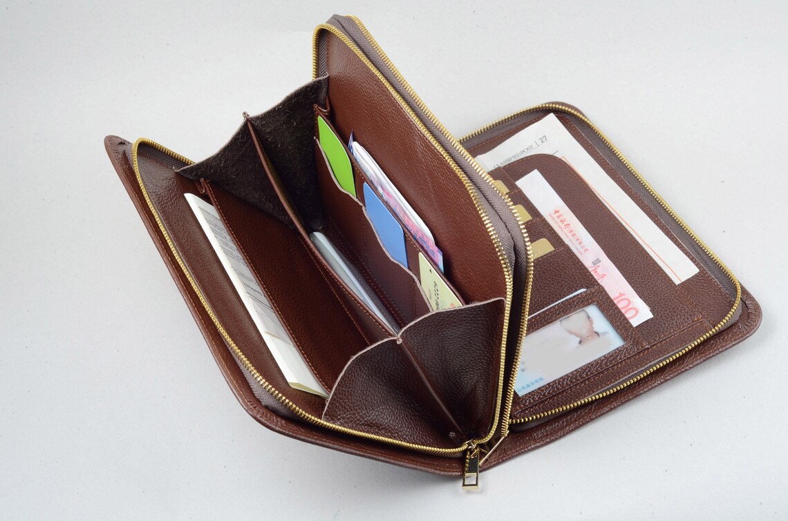 Hand Clutch Mini Ipad Leather Wallet With Handle for Apple | Etsy