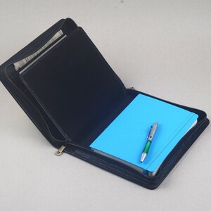 Leather iPad Mini Portfolio Case: A5 Notepad Organizer - Etsy