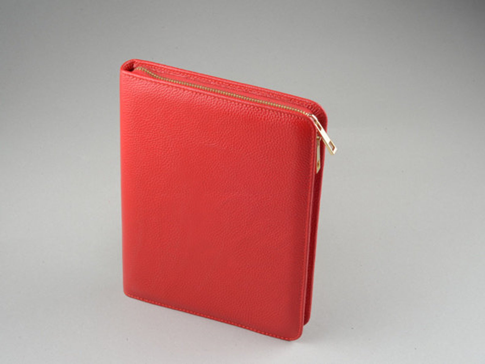 Red Ipad Mini Portfolio With Notepad Holder Ipad Purse Case - Etsy