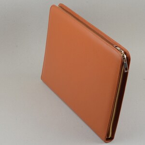 A4 Size Paper Writing Folio Case With Zipper Around Cover Notepad ...
